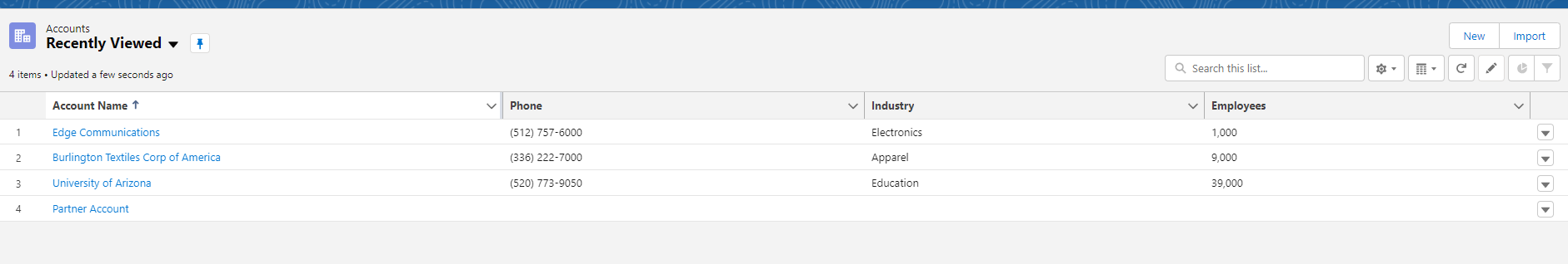 AddingFieldsToRecentlyViewedListViewExampleSalesforce