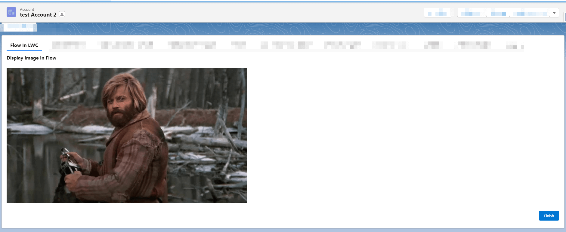 Display Screen Flow in LWC