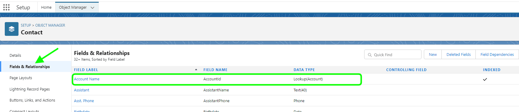 How To Check Relationship Name In Salesforce
