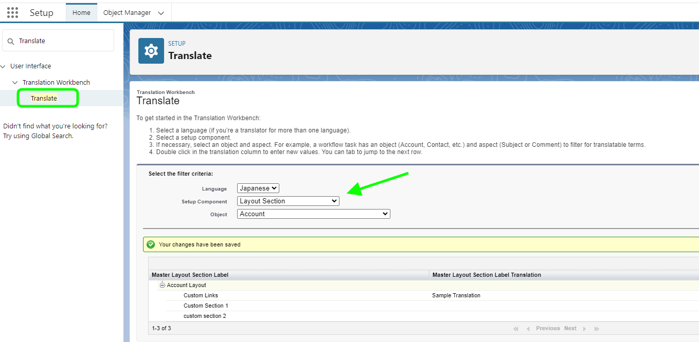 How To Translate Section Headers Salesforce Example