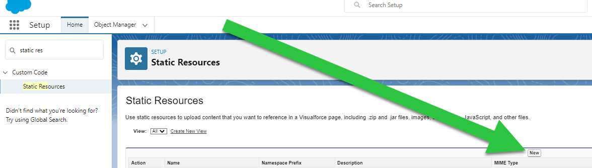 Salesforce upload a static resource