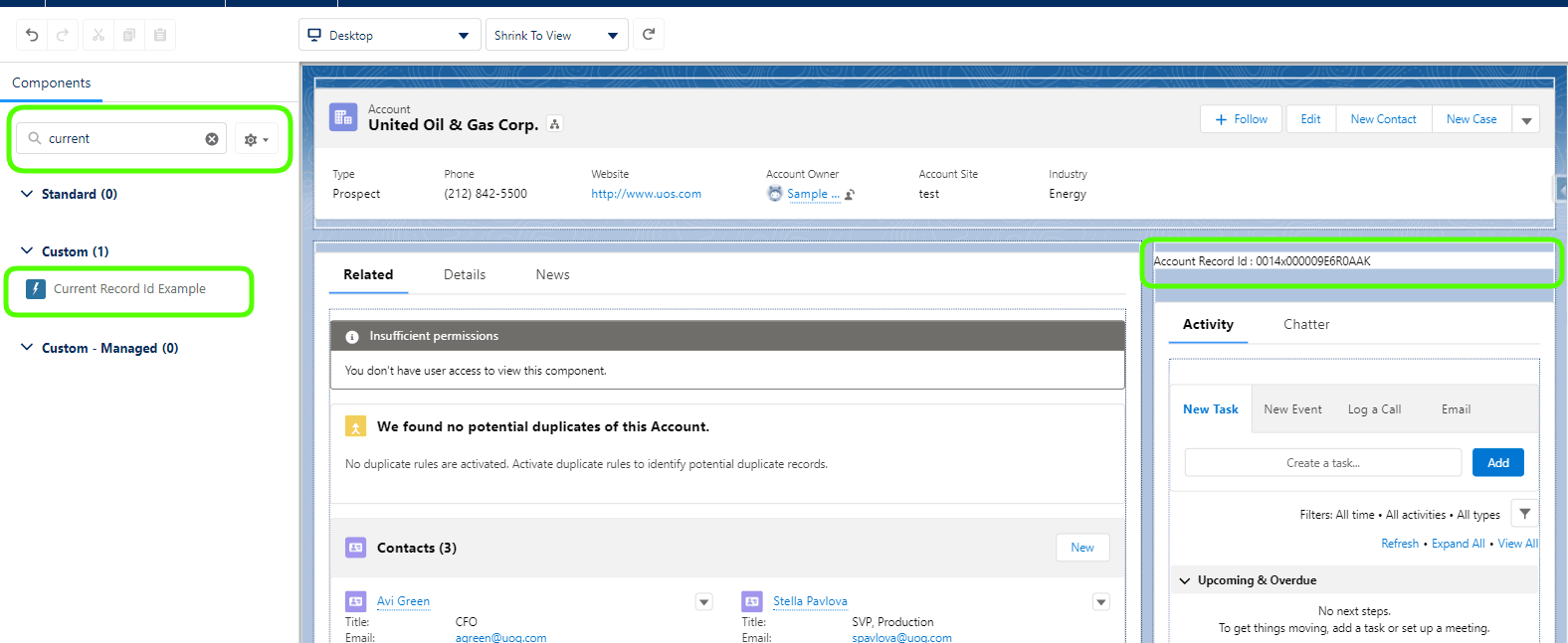 Add lightning web component to lightning record page