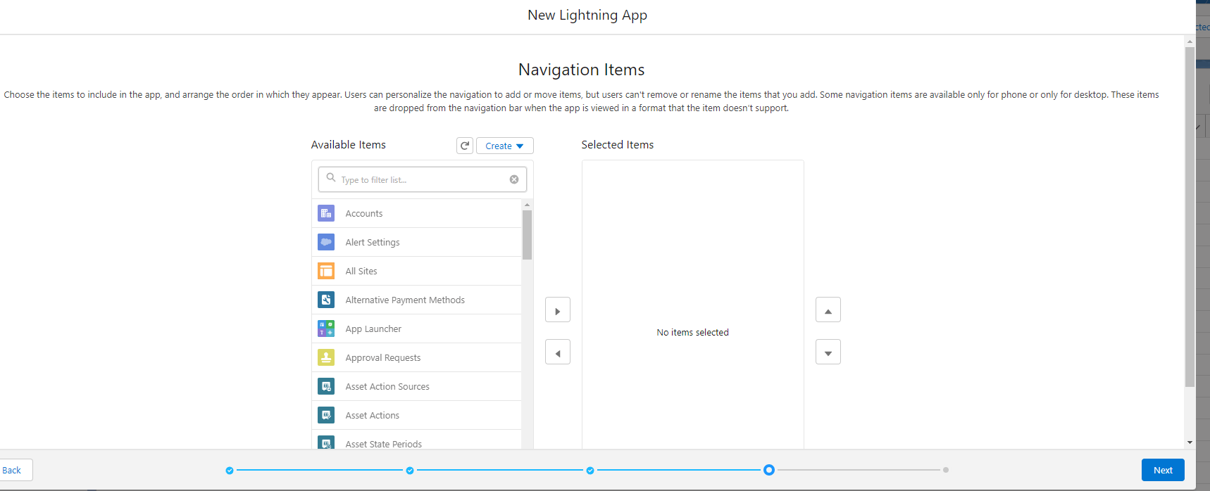 Adding Navigation Items To LightningApp