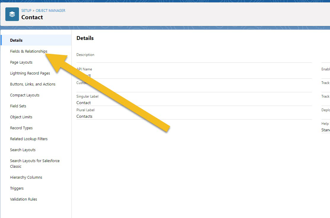 Salesforce Fields And Relationships