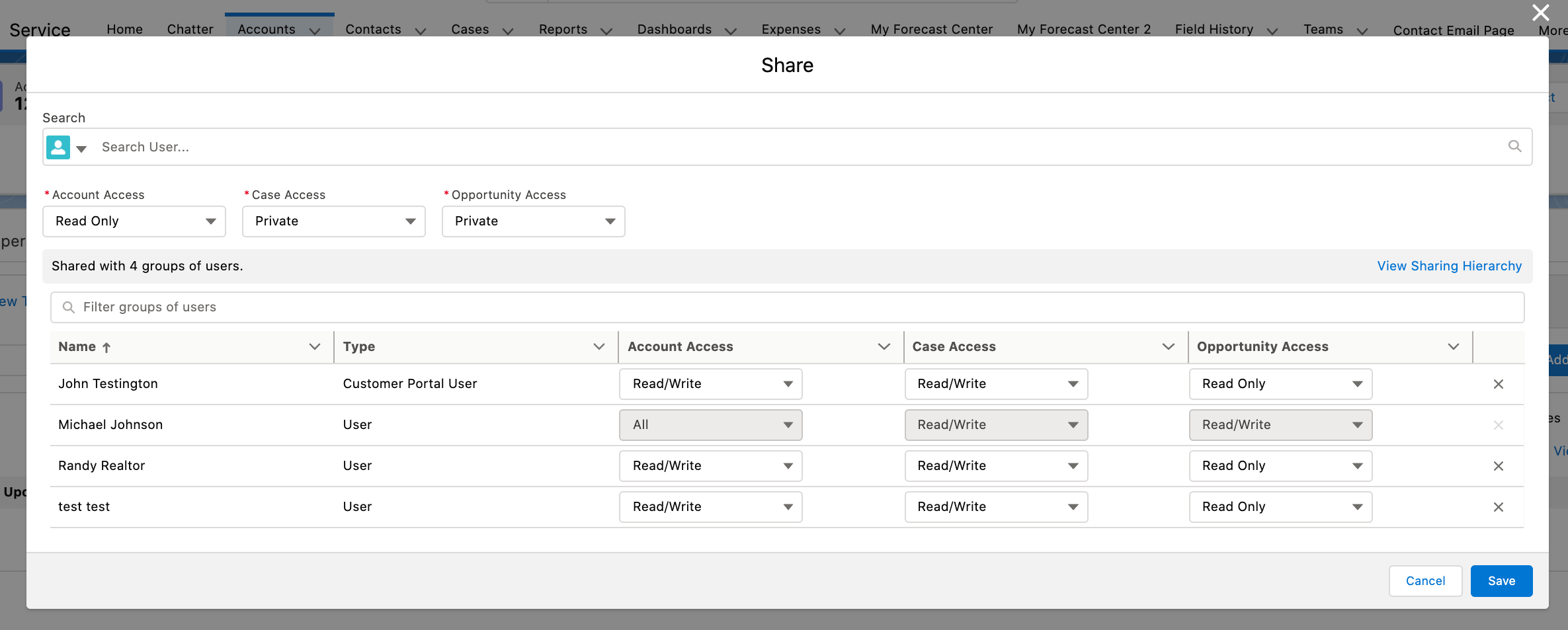 Show users that have access to a record in Salesforce Lightning