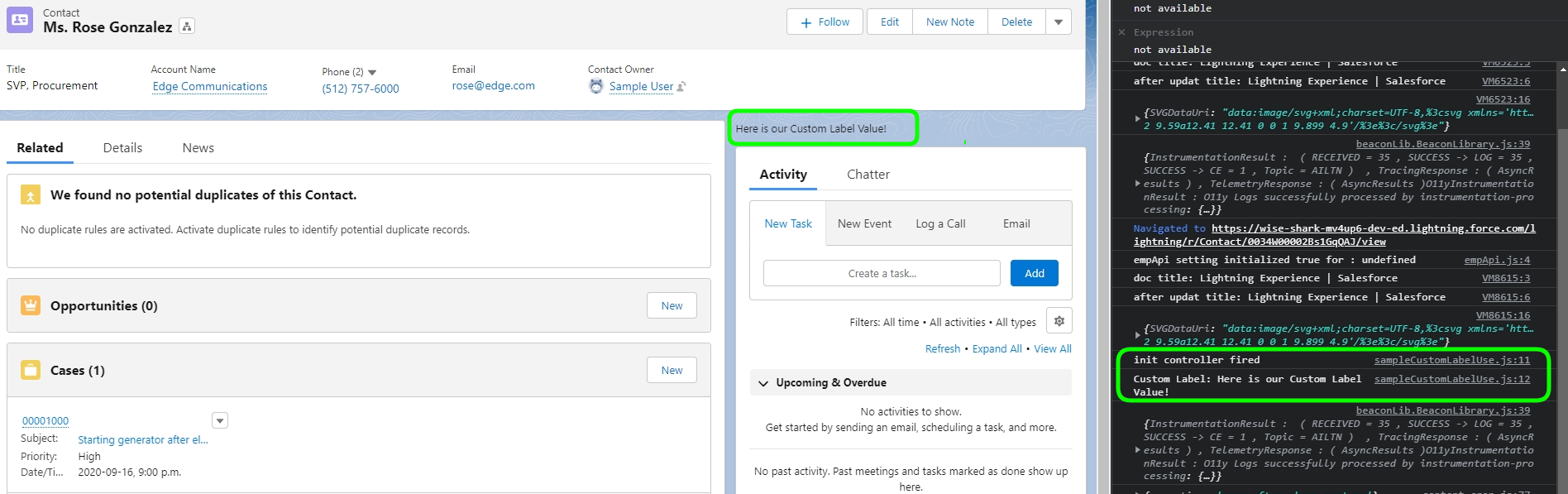 Using Custom Label In Aura Components Example 2715